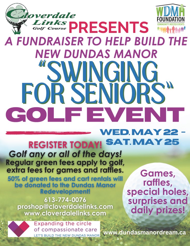 'Swinging for Seniors' Golf Event - Dundas Manor